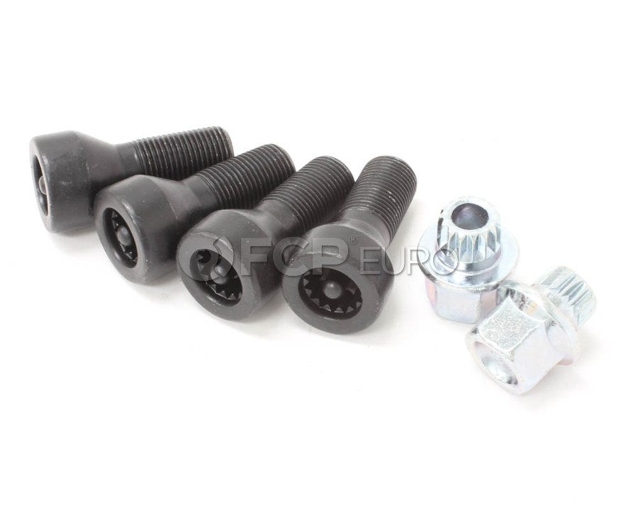 BMW Locking Lug Bolt Set With Key - Genuine BMW 36136776076 | FCP Euro
